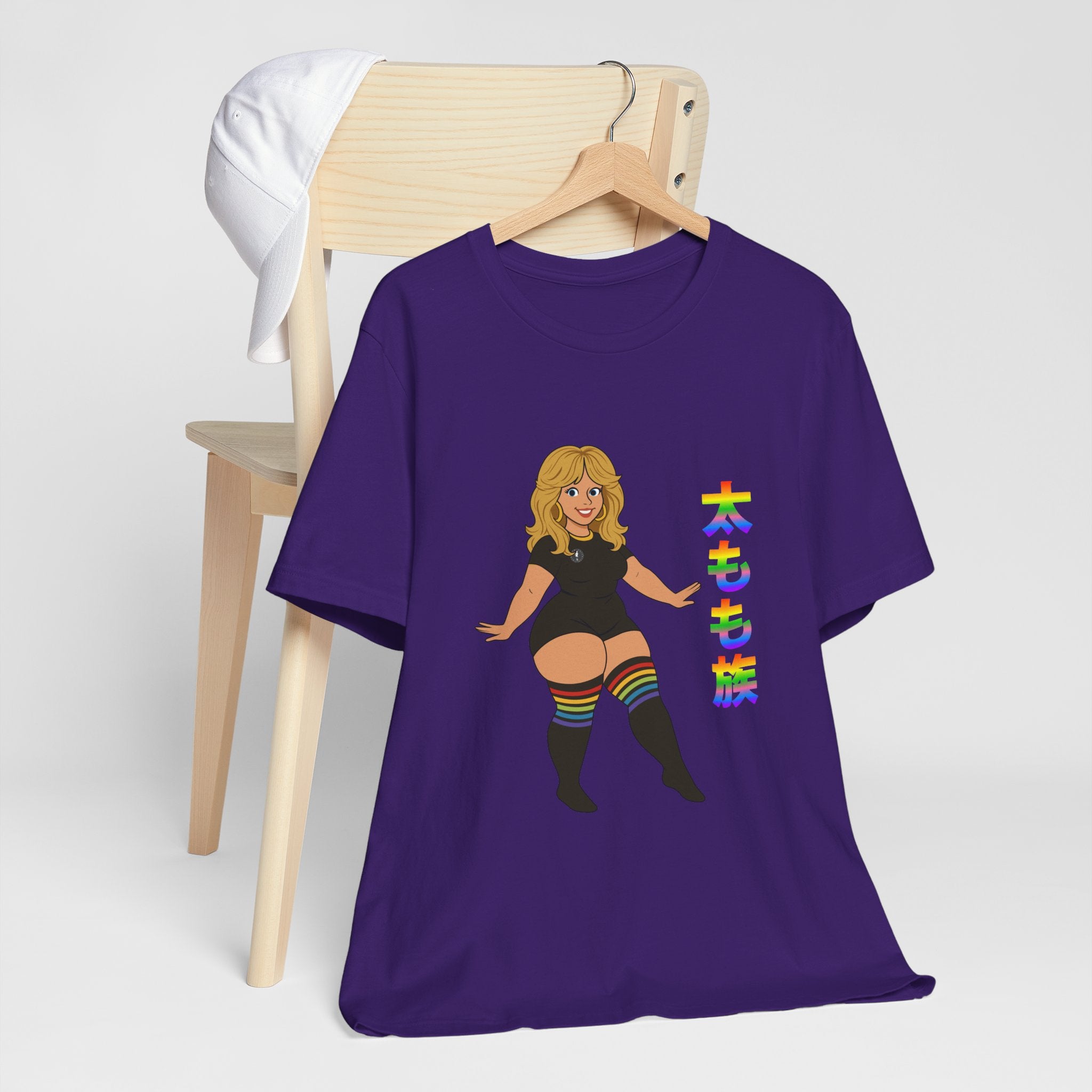 🌈 “Pride in Every Stride” Tee – TTT® Limited Edition – Thick Thigh Tribe